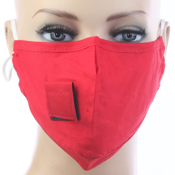 Accessories | Red Drinking Facial Reusable Mask | Poshmark